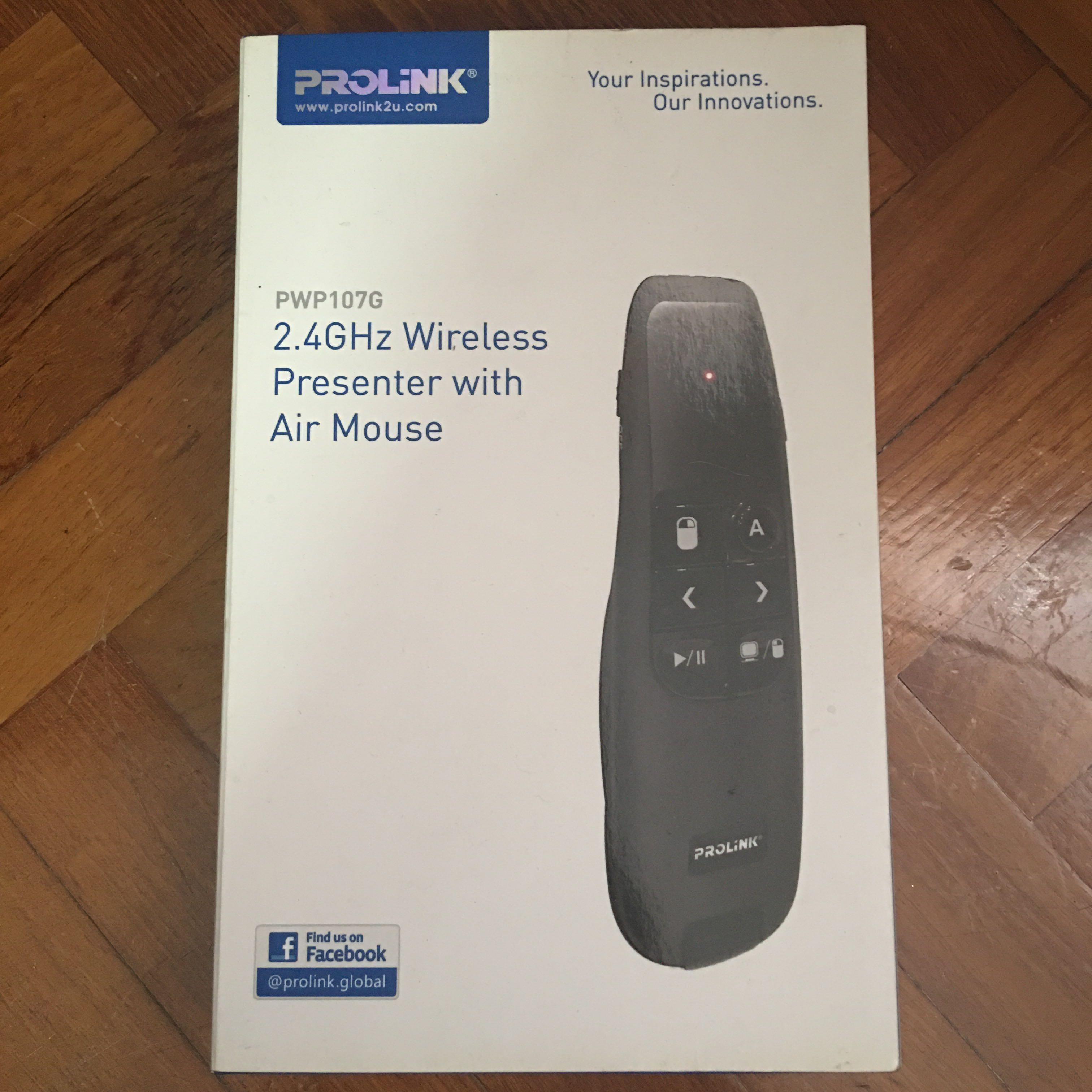 ProLink Presenter Clicker with Air Mouse, Electronics, Computer Parts ...