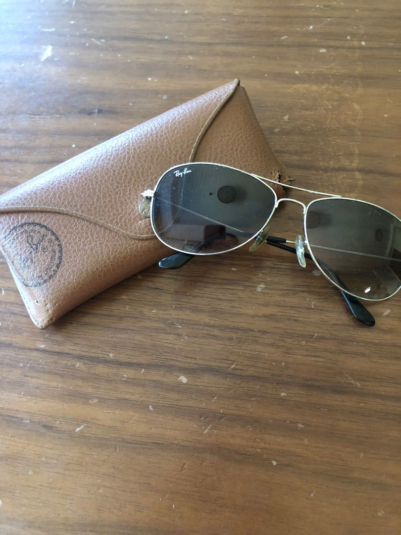 Real Original Ray Ban Aviators Sunglasses, Men's Fashion, Watches ...