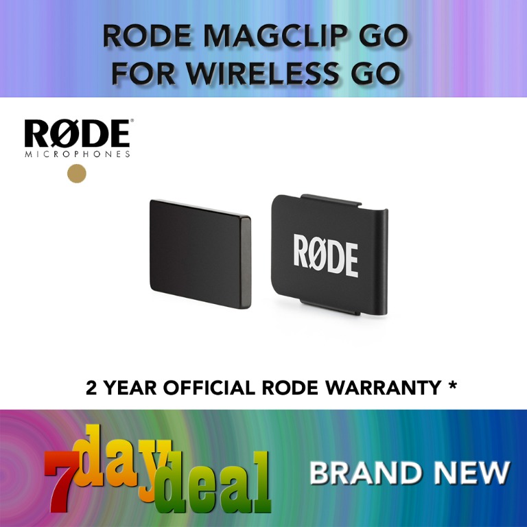 Rode MagClip GO Magnetic Clip (For Rode Wireless GO), Audio, Portable ...