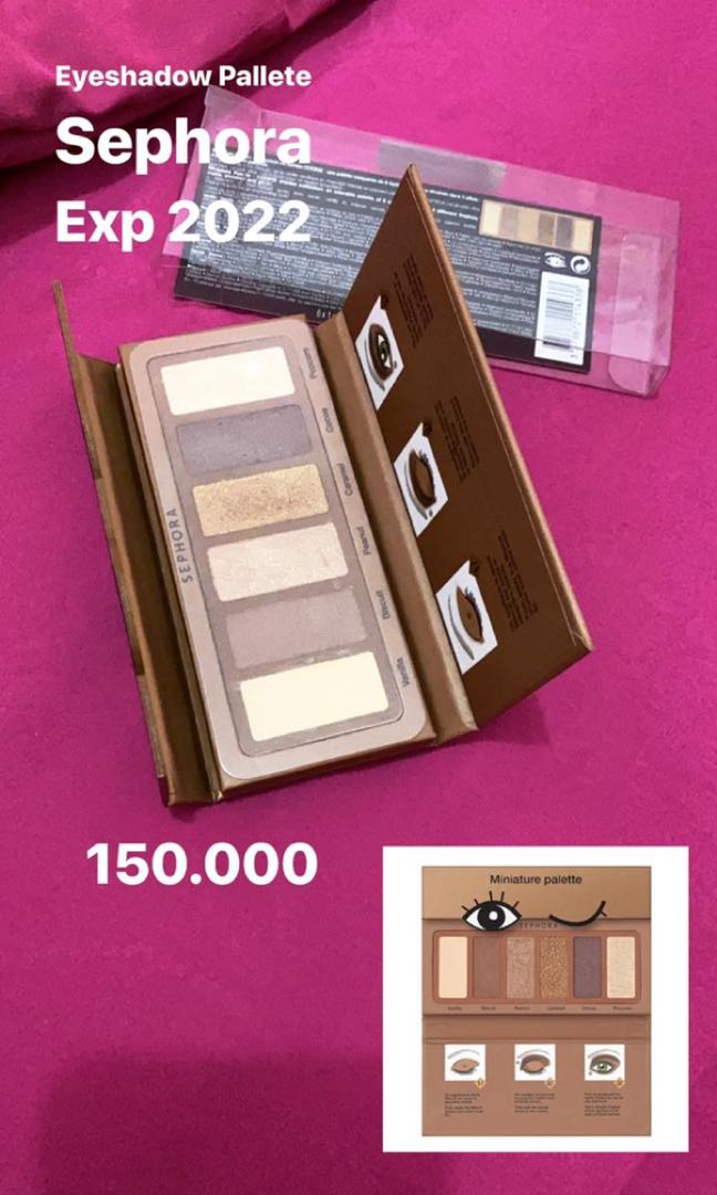 Sephora Eyeshadows Pallete, Kesehatan & Kecantikan, Rias Wajah di Carousell