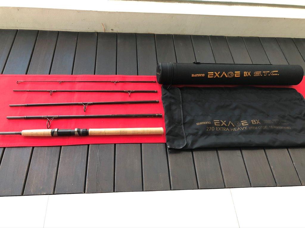 SHIMANO Exage BX S.T.C. Travel concept Spinning fishing rod, Sports ...