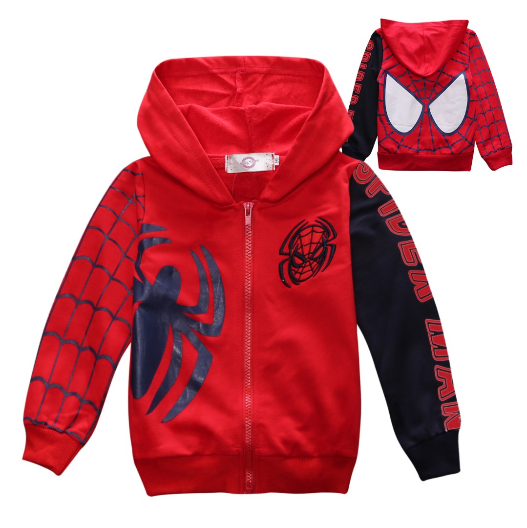 SPIDERMAN MARVEL JACKET, Babies & Kids, Babies & Kids Fashion on Carousell