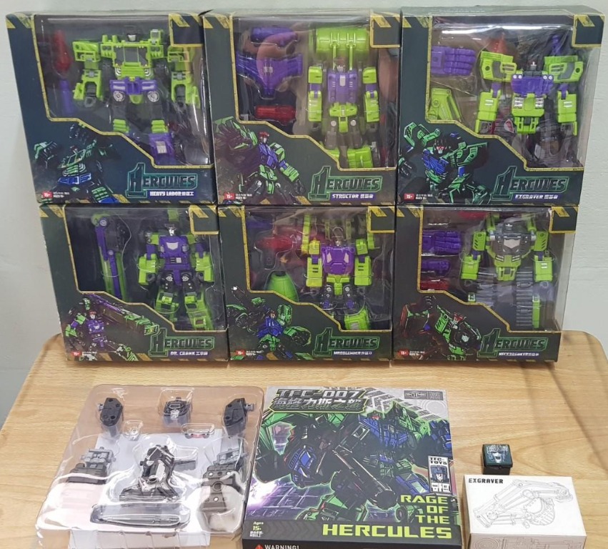 Transformers TFC Hercules with All Addons available, Hobbies & Toys ...