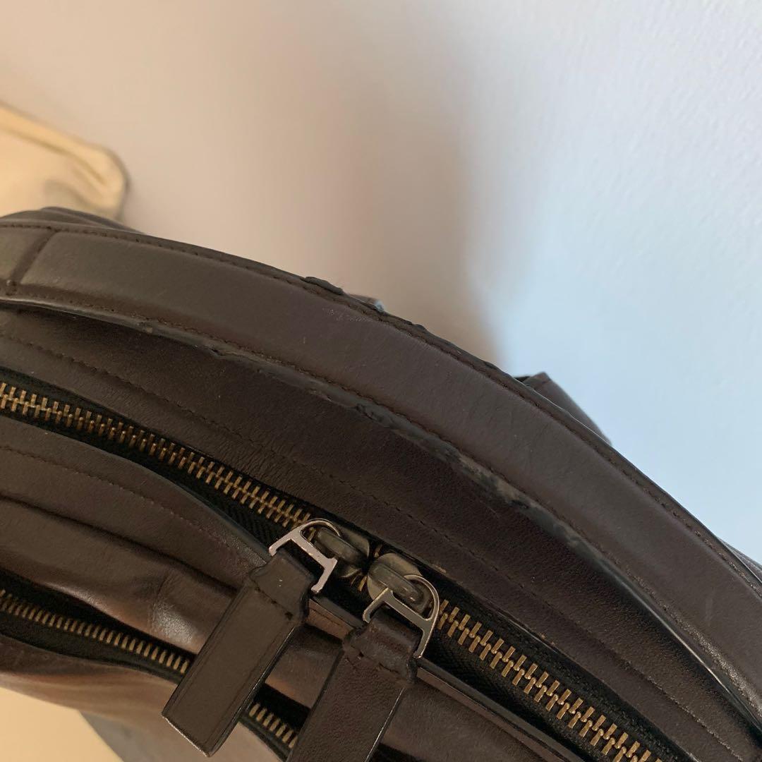 Tumi Leather Harrison Backpack, Men's Fashion, Bags, Backpacks on Carousell