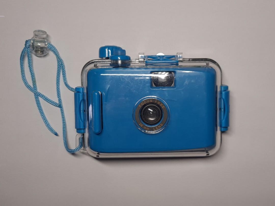 Waterproof 35mm Camera with Housing Case Blue, Photography, Cameras on ...