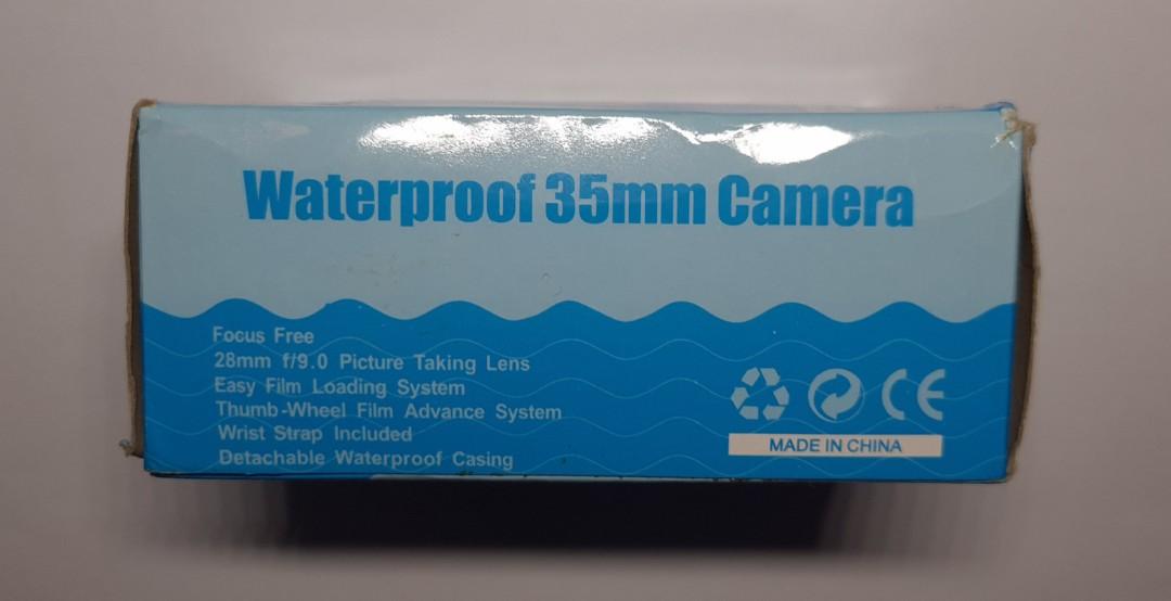 Waterproof 35mm Camera with Housing Case Blue, Photography, Cameras on ...