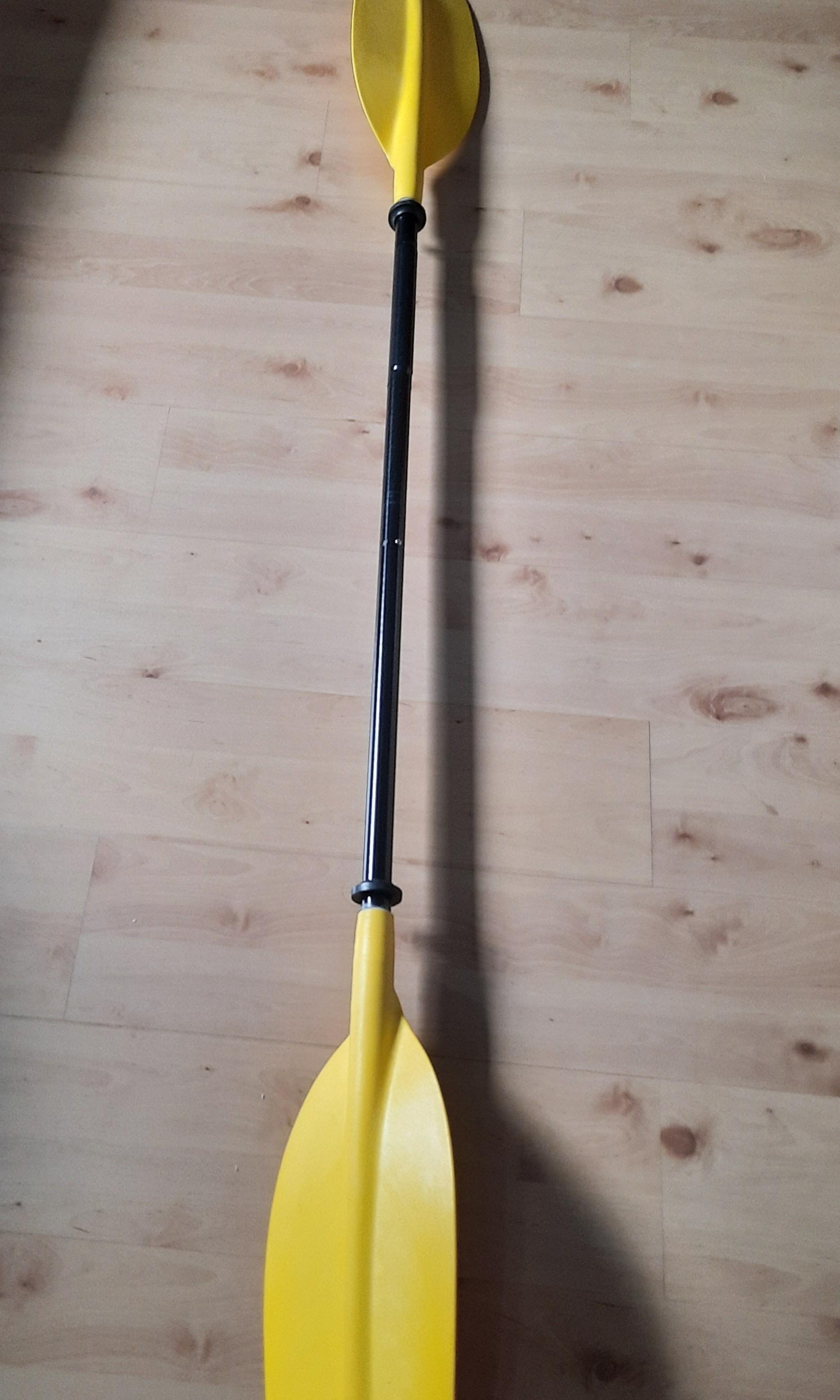 2-part Split Kayak Paddle - Yellow, Sports, Sports & Games Equipment on ...