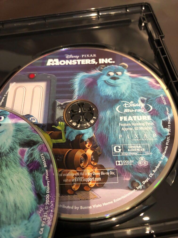 (4K)(Atmos) Monsters Inc (Disney Pixar) 4K UHD Ultra HD Blu-ray, TV ...