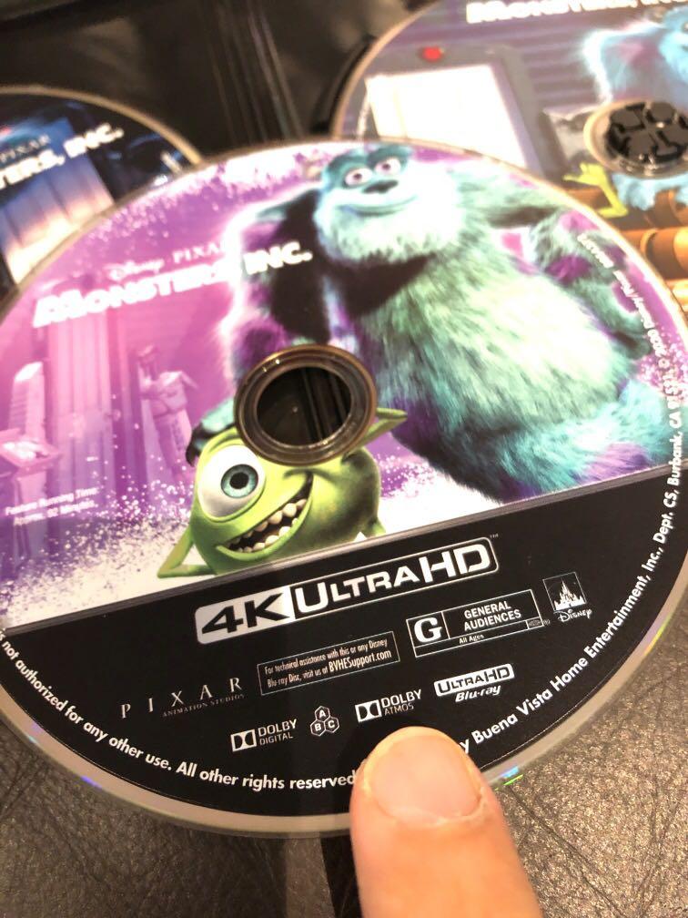 (4K)(Atmos) Monsters Inc (Disney Pixar) 4K UHD Ultra HD Blu-ray, TV ...