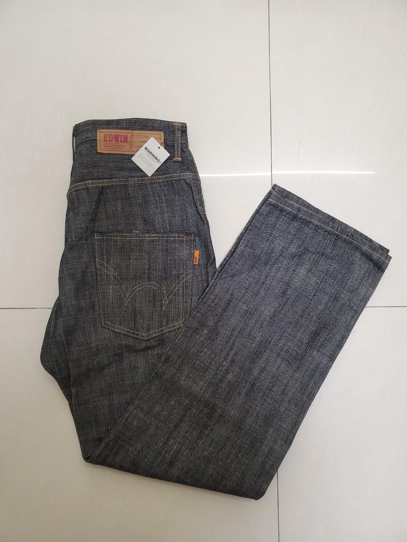 日製 Edwin 505D loose straight jeans, 男裝, 褲＆半截裙, 牛仔褲 - Carousell
