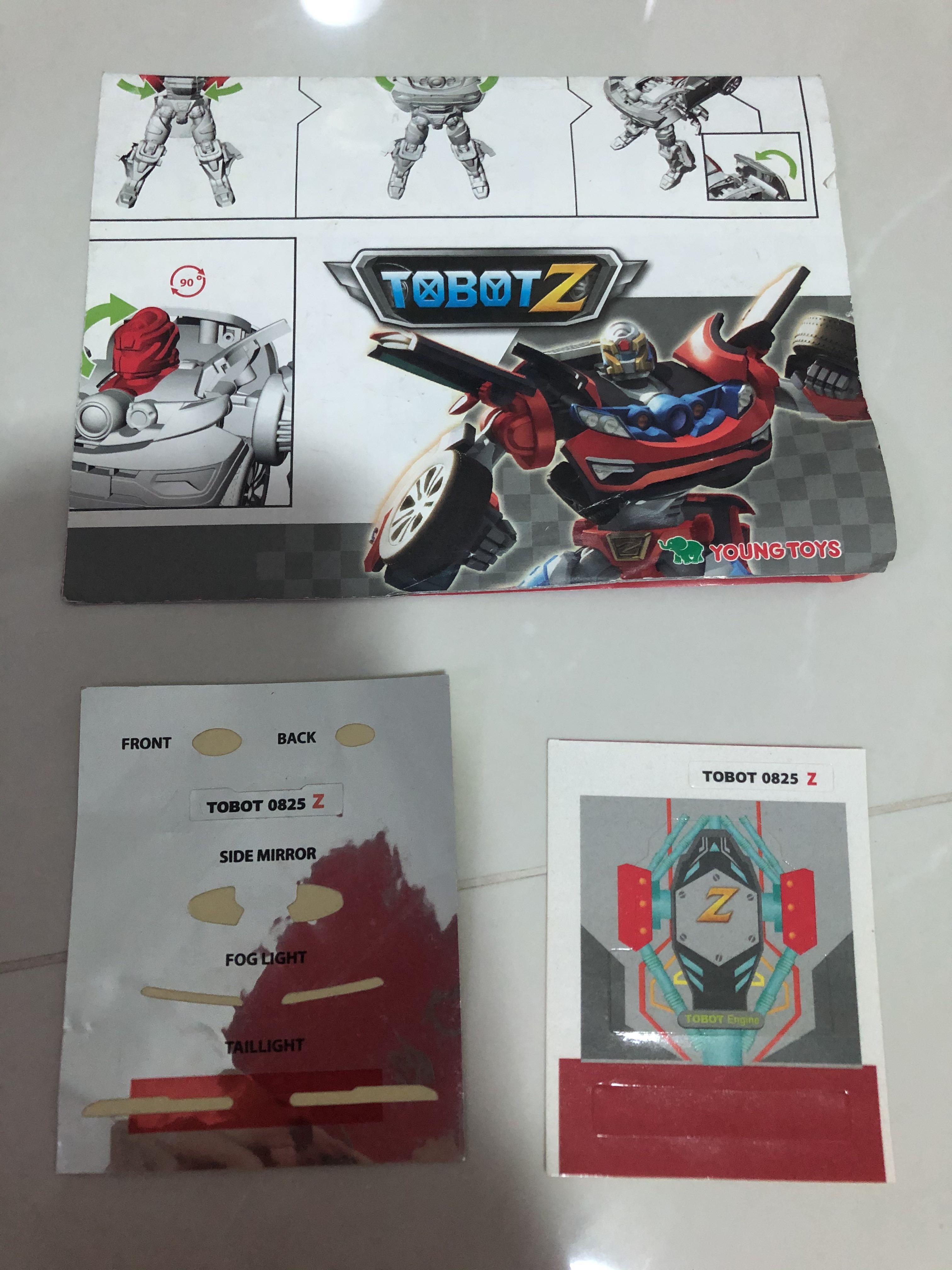 Authentic Large Tobot Z, Car Transforming Robot Car to Robot Animation ...