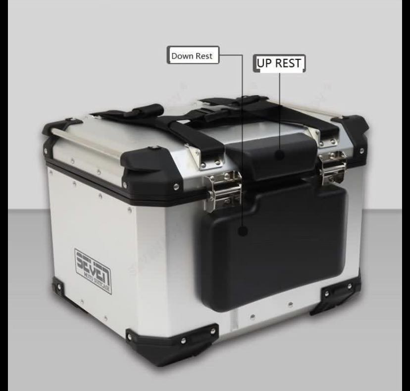 Back Rest/ top box back rest, Motorcycles, Motorcycle Accessories on ...