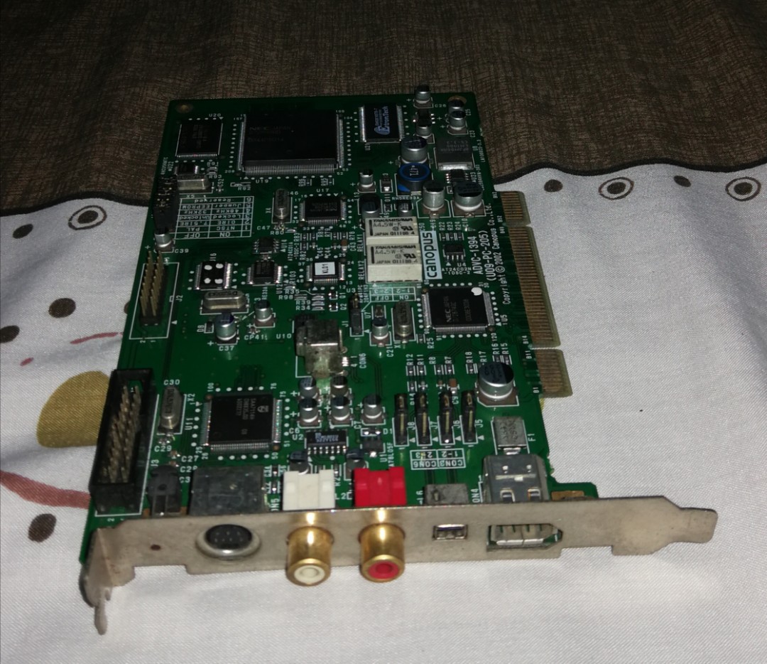 CANOPUS CAMERA CAPTURE CARD, Photography, Video Cameras on Carousell