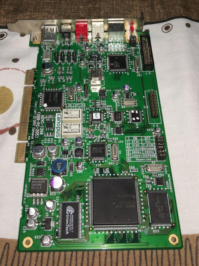 CANOPUS CAMERA CAPTURE CARD, Photography, Video Cameras on Carousell