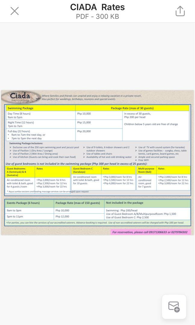 CIADA Farm and Private Resort Bustos Bulacan, Property, Rentals ...