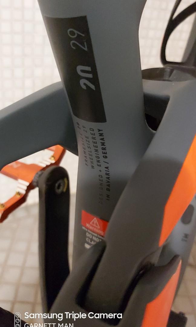 CUBE MTB,size 20 L frame 全carbon 碳纖大碼車架,wheel 29er, 運動產品, 單車及配件, 單車 ...