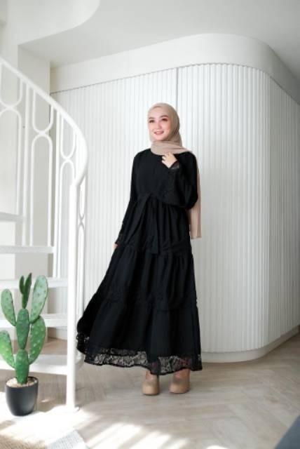 Edisha Dress, Fesyen Wanita, Muslim Fashion, Gaun di Carousell