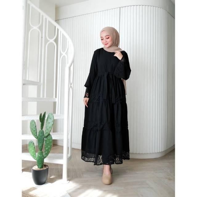 Edisha Dress, Fesyen Wanita, Muslim Fashion, Gaun di Carousell