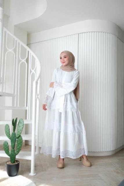 Edisha Dress, Fesyen Wanita, Muslim Fashion, Gaun di Carousell