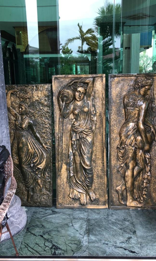 Greek Mythology large wall plastic molding panel, Furniture & Home ...
