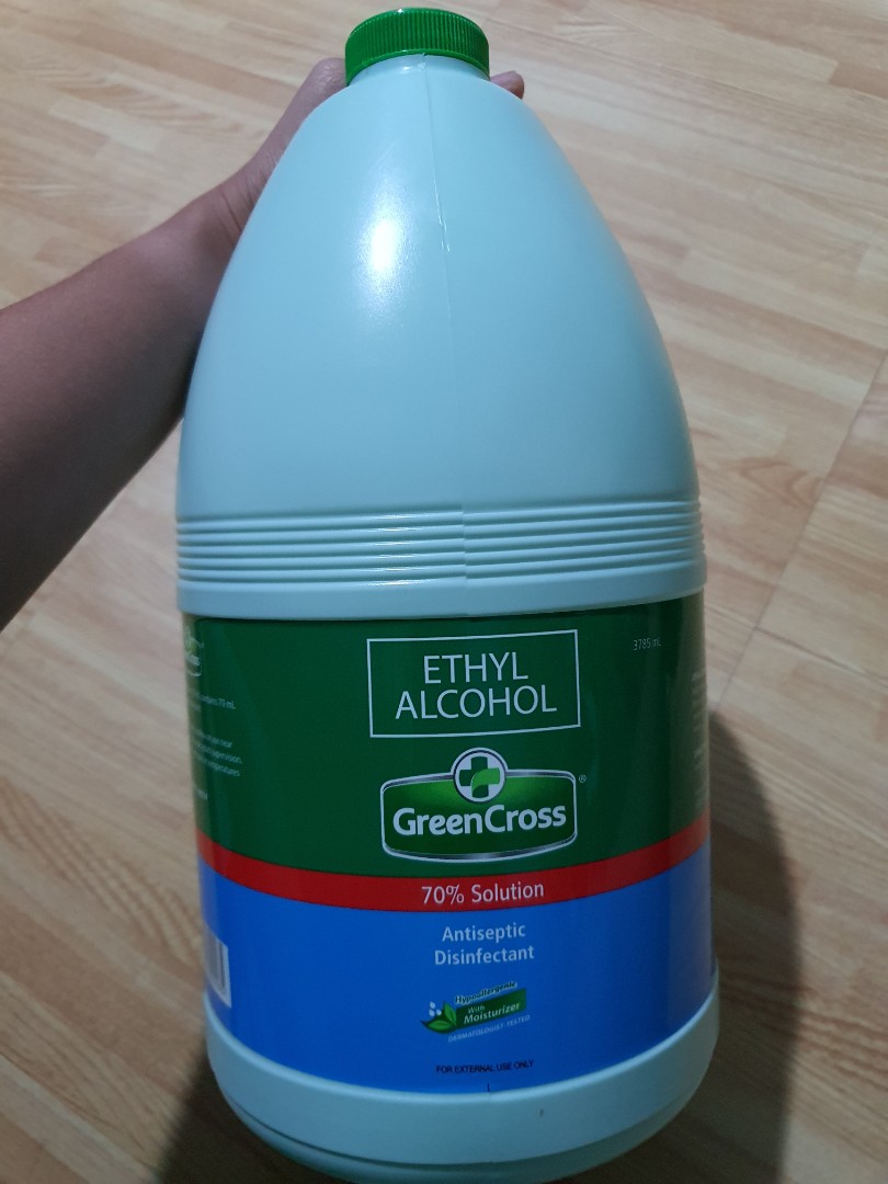 Greencross Ethyl alcohol Gallon 70%, Health & Nutrition, Medical ...