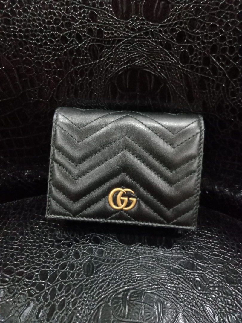 Gucci Marmont Coin Case, Luxury, Bags & Wallets on Carousell
