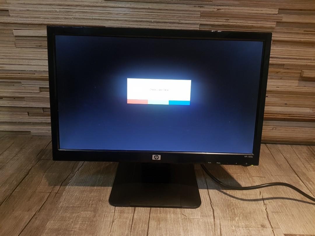 HP Monitor v185e, Computers & Tech, Parts & Accessories, Monitor ...