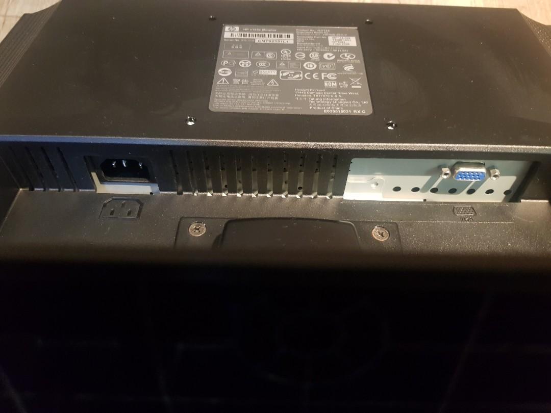 HP Monitor v185e, Computers & Tech, Parts & Accessories, Monitor ...
