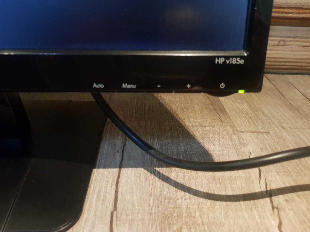 HP Monitor v185e, Computers & Tech, Parts & Accessories, Monitor ...
