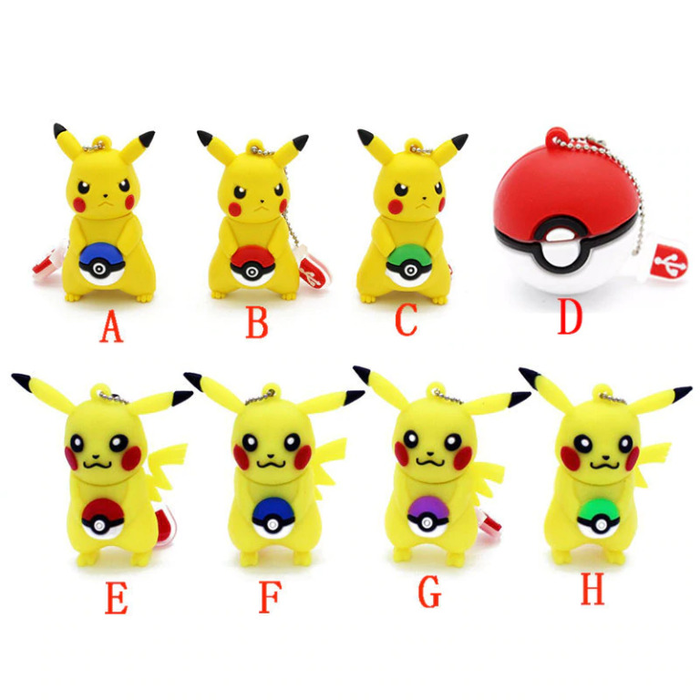 JASTER cartoon animal cute Pokemon Pikachu model USB Flash Drive ...