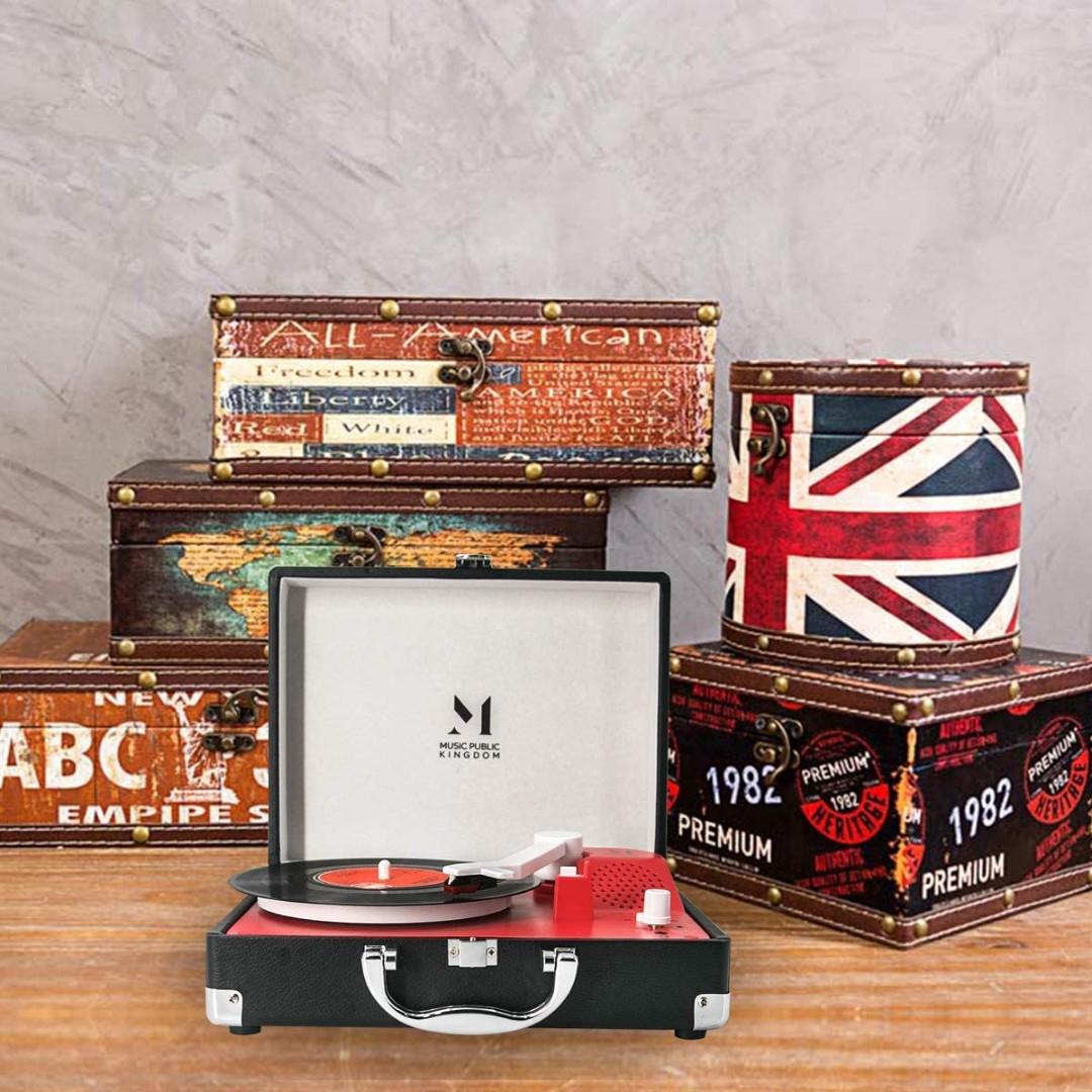 Turntable Mini, Audio, Portable Music Players on Carousell