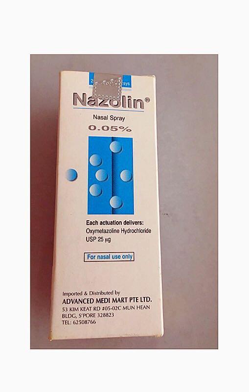 Nazolin Nasal Spray 0.05%, Everything Else on Carousell