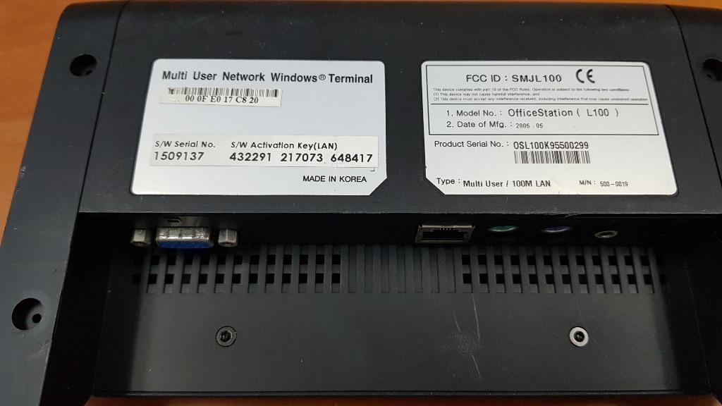 OFFICESTATION MULTI USER NETWORK WINDOWS TERMINAL (MADE IN KOREA ...