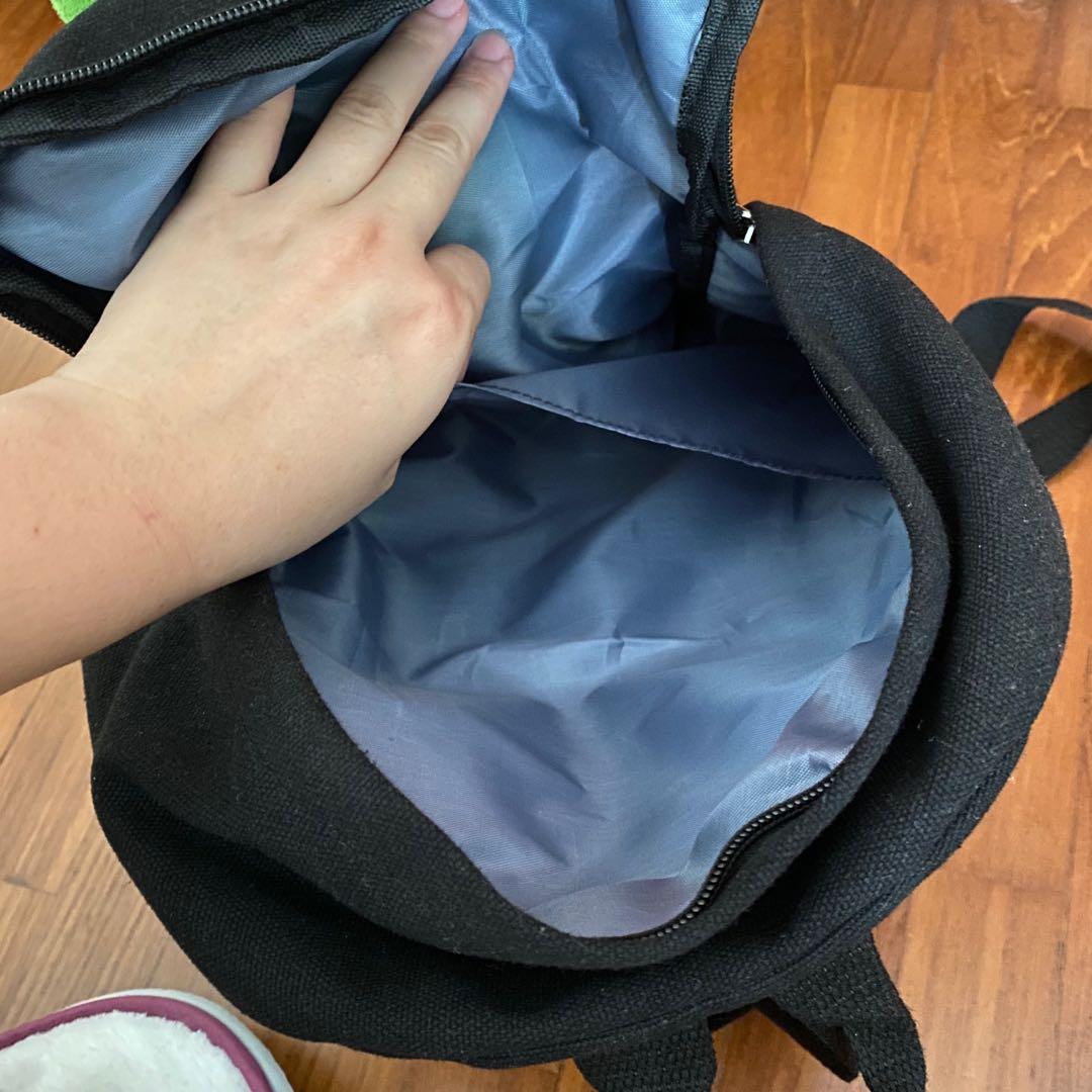 Pepe Frog Doll Black Backpack Cute Kawaii, Women's Fashion, Bags ...