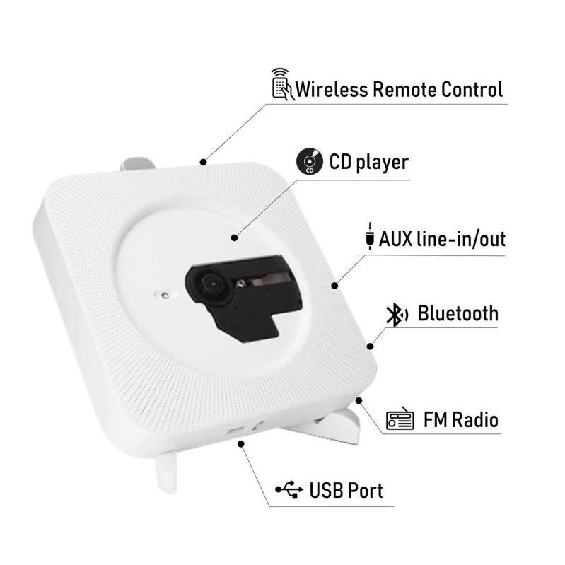 PO: Aesthetic Wall-mounted CD Player, Hobbies & Toys, Collectibles ...