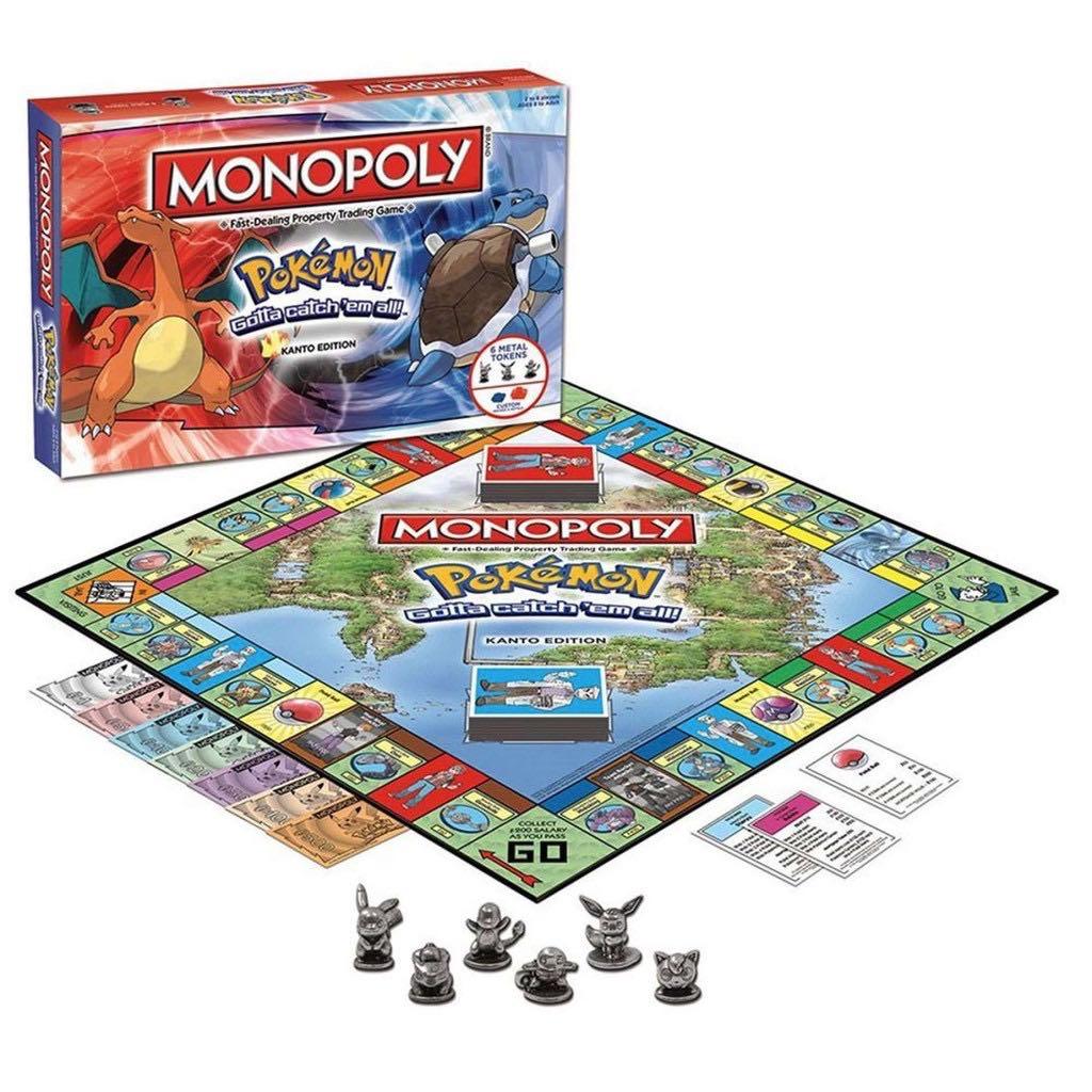 Pokemon Monopoly Board Game, Hobbies & Toys, Toys & Games on Carousell