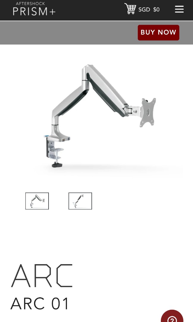 Prism + monitor arm arc, Computers & Tech, Parts & Accessories, Monitor ...