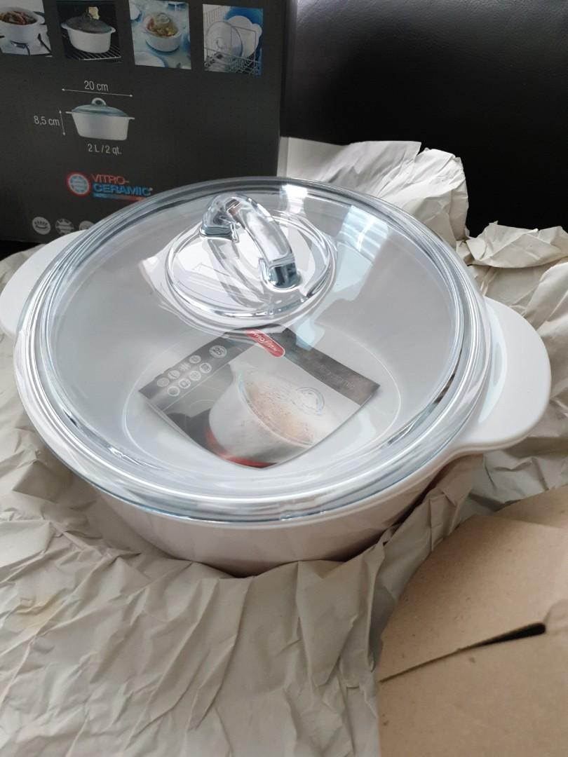Pyroflam Vitro ceramic cooking pot, Everything Else on Carousell