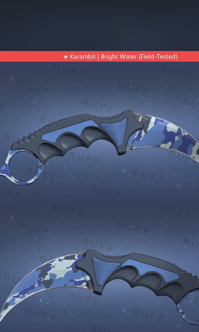 (Quick sell) Karambit bright water ft good float (60%+ steam market ...