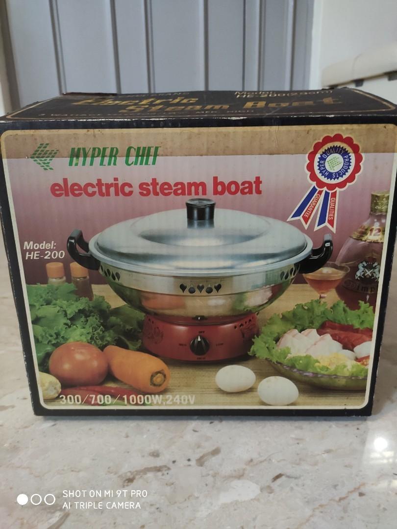 Retro vintage steamboat hotpot cooker, TV & Home Appliances, Kitchen ...