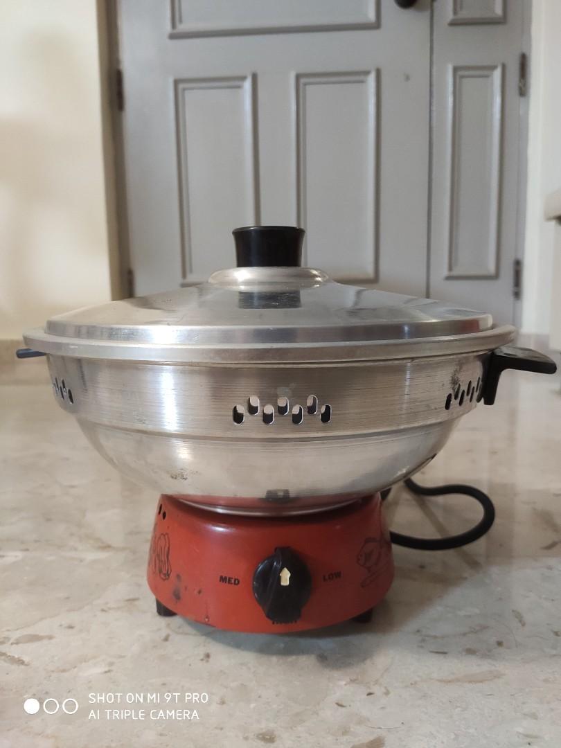 Retro vintage steamboat hotpot cooker, TV & Home Appliances, Kitchen ...