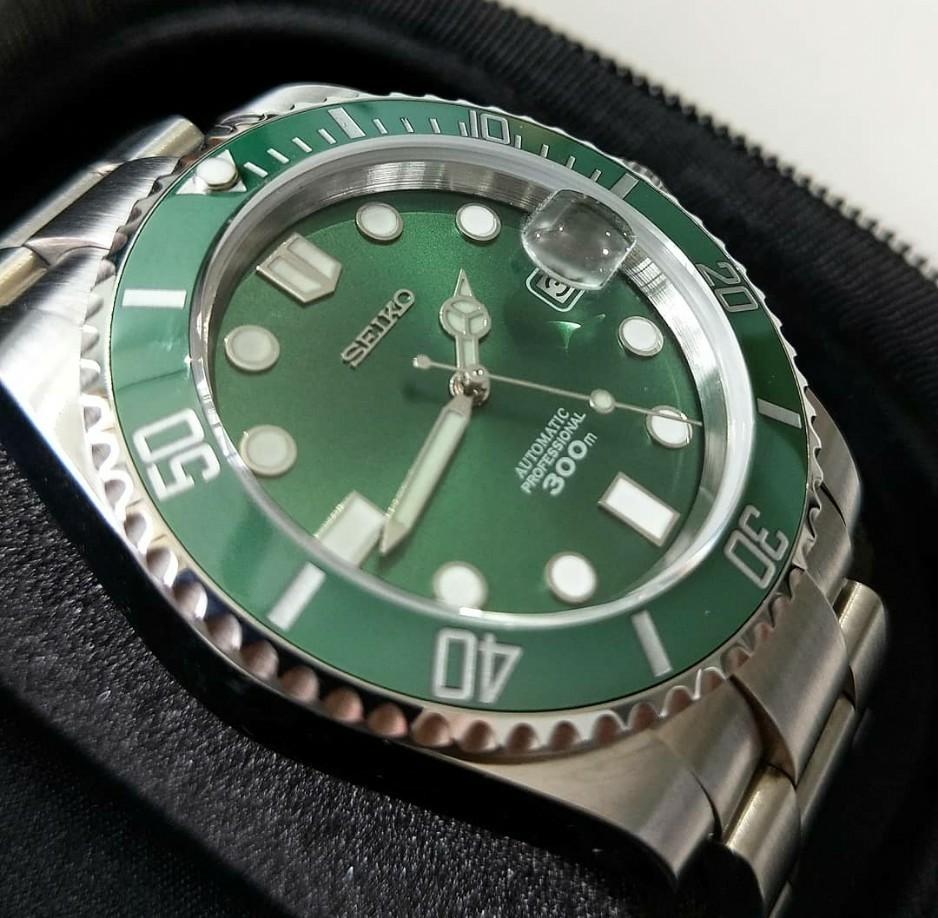 Seiko HULK Submariner Mod Watch, Men's Fashion, Watches & Accessories ...