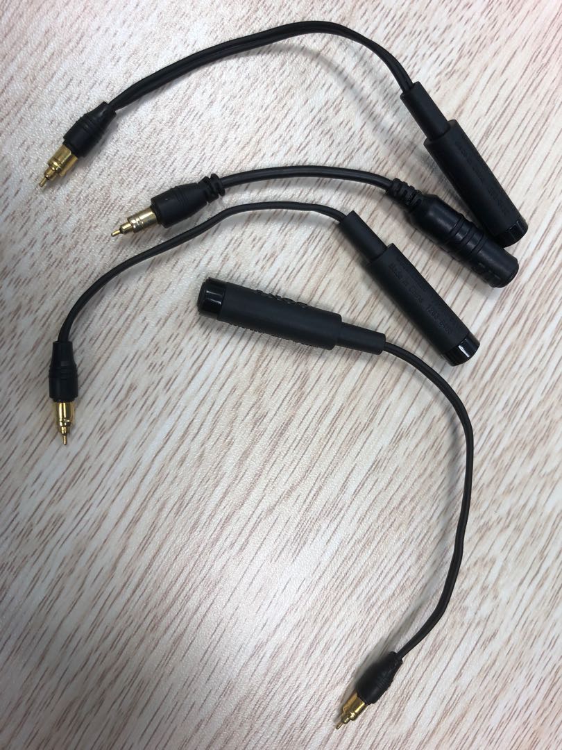 Sony micro plug to 3. 5mm converter cable discman, 音響器材, 可攜式音響設備 ...