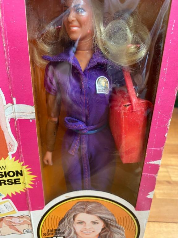 THE BIONIC WOMAN ACTION FIGURE KENNER VERSION 2 1977 with Mission Purse ...