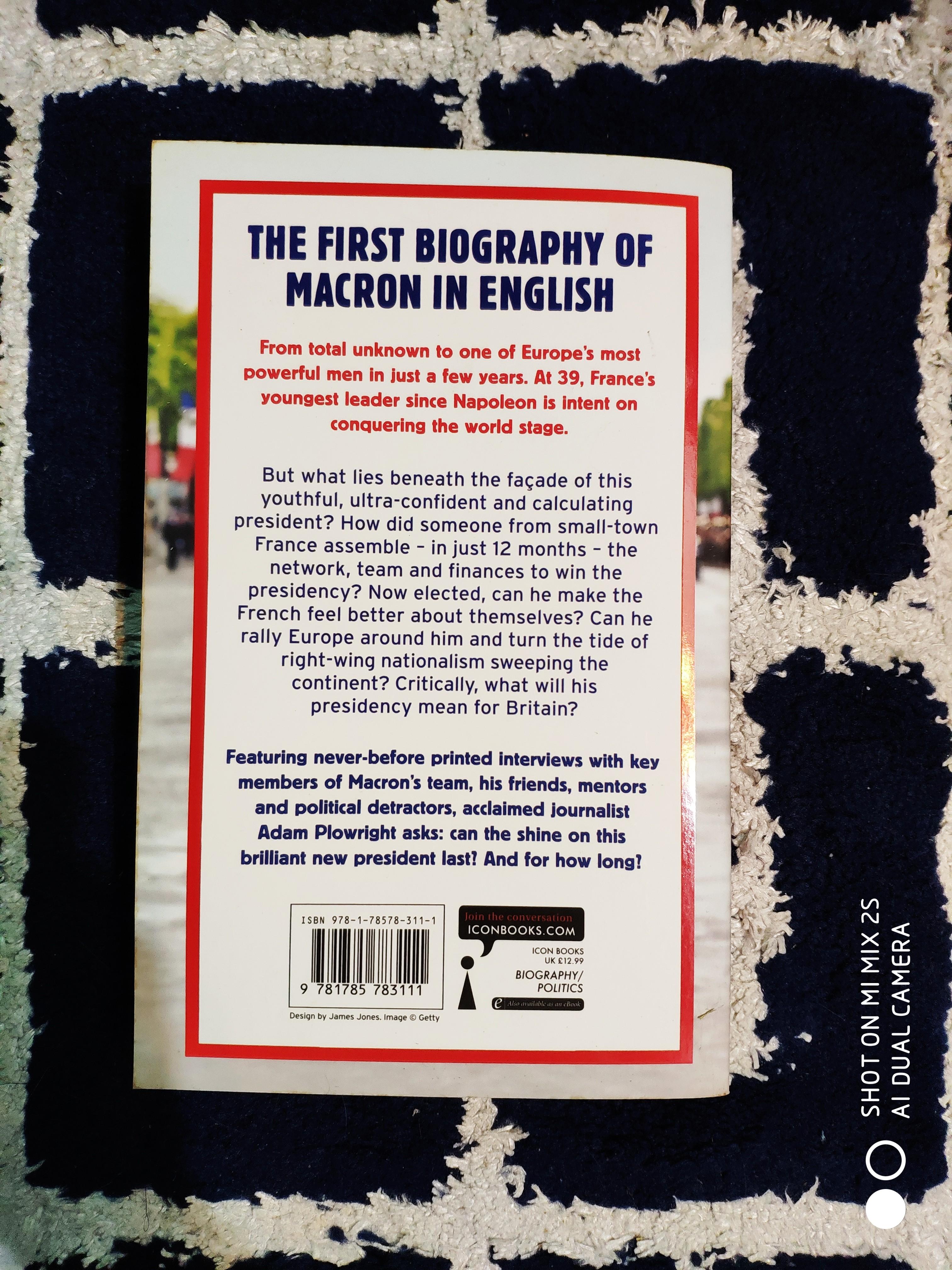 The French Exception: Emmanuel Macron by Adam Plowright, Hobbies & Toys ...