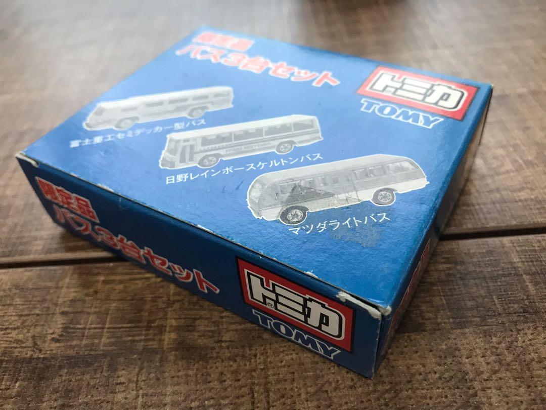 Tomica Bus Santai Set Limited Edition 限定品 (Made in Japan 日本製， pre-owned ...