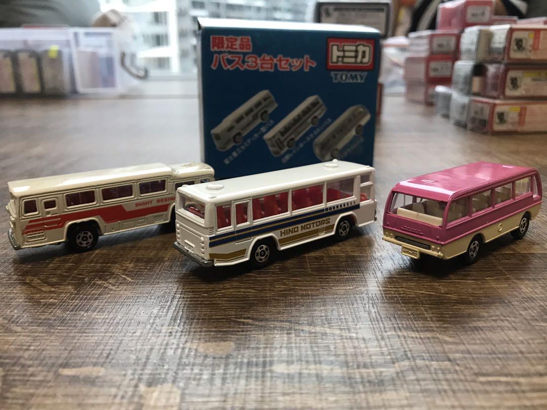 Tomica Bus Santai Set Limited Edition 限定品 (Made in Japan 日本製， pre-owned ...