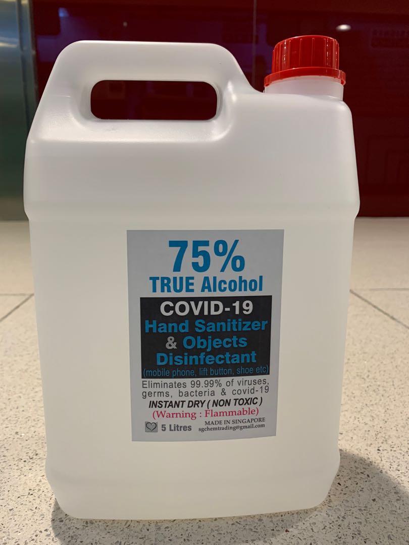 TRUE Alcohol is a hand sanitizer and object disinfectant, Beauty ...