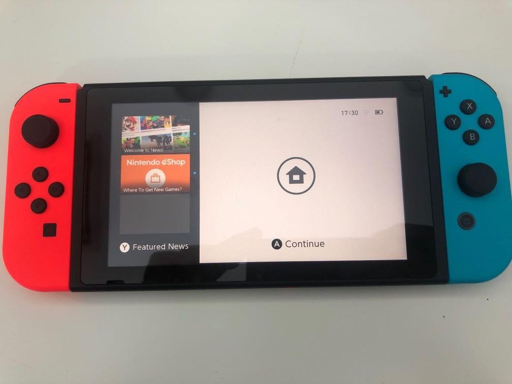 USED NINTENDO SWITCH CONSOLE GEN1, Video Gaming, Video Game Consoles ...