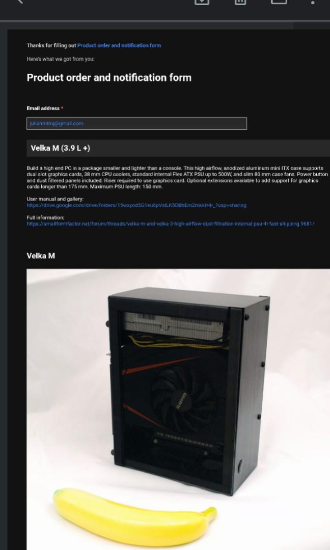 Velka Velkase M ITX SFF Case, Computers & Tech, Parts & Accessories ...